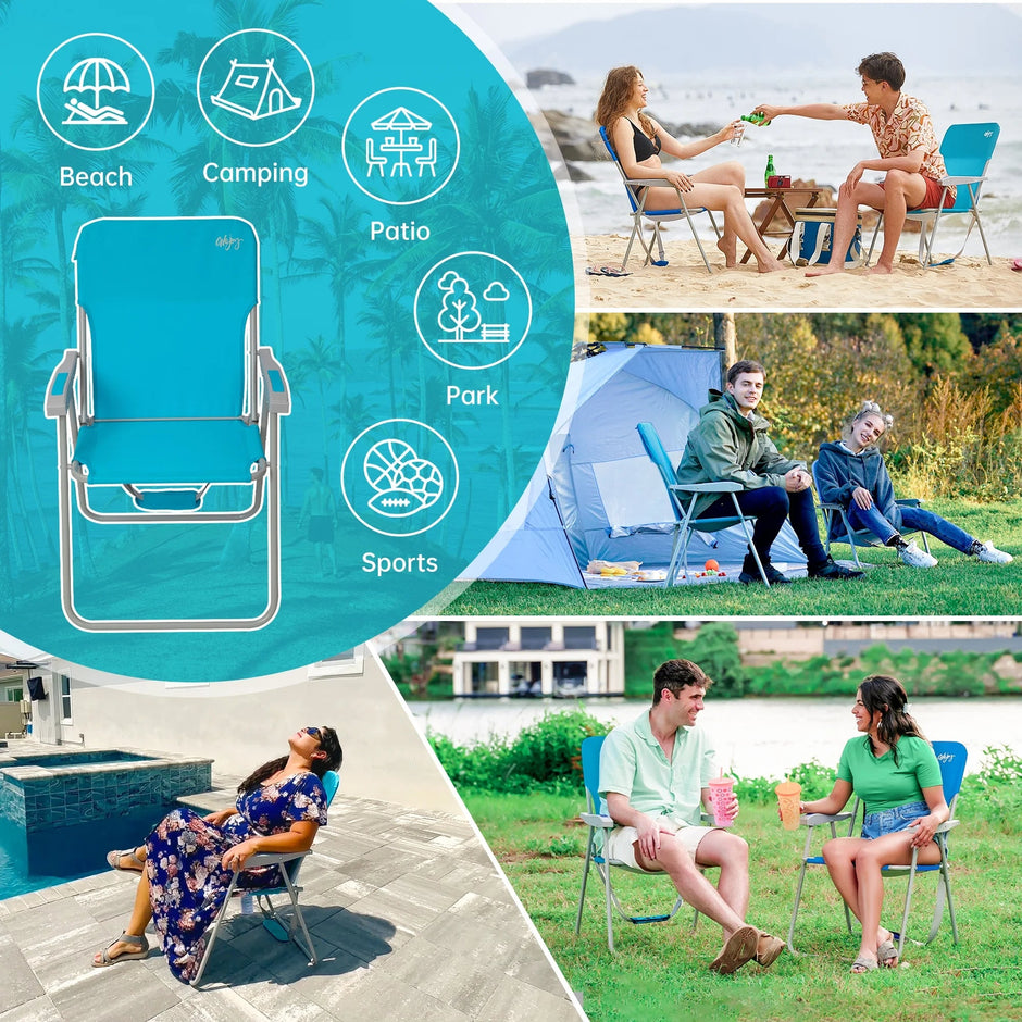 Beach Chair - Seaside Serenity: Coastal Comfort Beach Chair | WEJOY ...